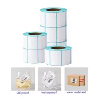 China White Direct Thermal Printable Rolls or Sheets Thermal Shipping Labels for sale