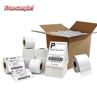 China High Resolution Print Shipping Labels Eco Friendly For Enhanced Barcode Scanning for sale