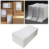 China Tear Resistant Thermal Printing Label 4x6 Inch with Strong Adhesive for sale