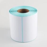 China Custom Adhesive Direct Thermal Labels Shipping Printer Barcode Labels Roll for sale