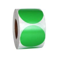 China Assorted Vibrant Color Coding Label In Rectangular Or Round Shapes for sale