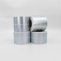China Matte Silver Pet Label Self Adhesive Label Rectangular Shaped for sale
