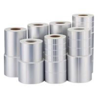 China PET Polyester Printing Barcode Sticker Label Heat Transfer Waterproof Adhesive for sale