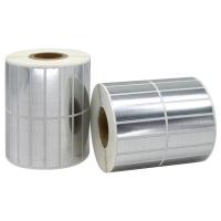 China Barcode Synthetic PET Label Stickers Matt Silver Self Adhesive Paper 4x6 for sale