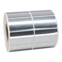 China Barcode Synthetic PET Label Stickers Matt Silver Self Adhesive Paper 4x6 for sale