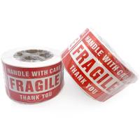 China Customized Release Paper Adhesive Fragile Warning Stickers 2x3 3x5 for sale