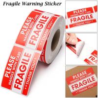 China Recyclable Fragile Label THIS SIDE UP Shipping Warning Sticker Roll for sale