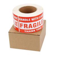 China Durable Bold Font Bulletin Warning Label Waterproof Self Adhesive for sale