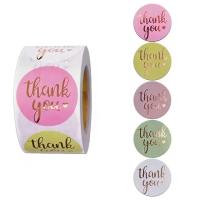 China Round Digital Full Color Printing Labels with Water Resistant Finish for sale