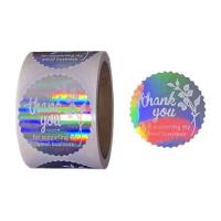 China Round Digital Full Color Printing Labels with Water Resistant Finish for sale