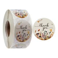 China Self Adhesive Vinyl Logo Printing Label Sticker Roll Waterproof for sale