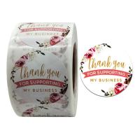 China Self Adhesive Vinyl Logo Printing Label Sticker Roll Waterproof for sale