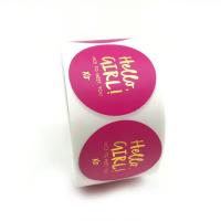 China Full Color Round Water Resistant Labels Personalized Custom Shaped for sale