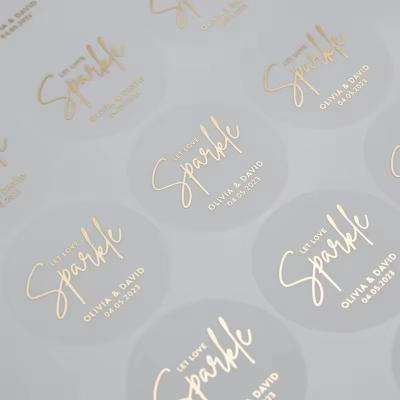 China Full Color Round Water Resistant Labels Personalized Custom Shaped for sale