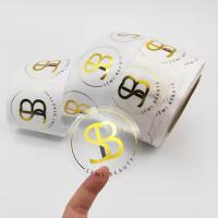 China Vinyl Adhesive Printing Label Hot Stamping Film Waterproof Embossed For Bottles for sale