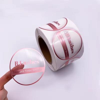 China Vinyl Adhesive Printing Label Hot Stamping Film Waterproof Embossed For Bottles for sale