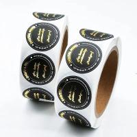 China Custom Brand Logo Packaging Label Stickers Printing Self Adhesive Waterproof for sale