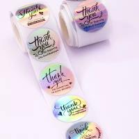 China Round Waterproof Synthetic Label Circle Sticker Paper For Packaging for sale