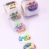 China Custom Printed Round Plastic Synthetic Paper Labels Vinyl Adhesive Waterproof for sale