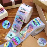 China Packaging Synthetic Label Paper Sticker Roll Round Circle Waterproof for sale