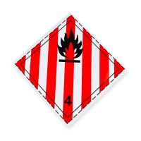 China Outdoor Sunscreen Warning Label Sticker for Carton Fade Heat Resistant Material for sale