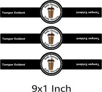 China Cafe Shop Food Label Printing Custom Coffee Packaging Label Stickers for sale