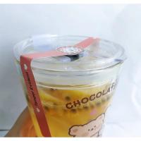 China Cafe Shop Food Label Printing Custom Coffee Packaging Label Stickers for sale