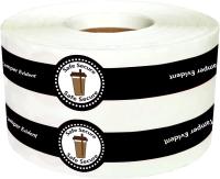 China Plastic Vinyl PVC Food Glass Bottle Sticker Label Waterproof Adhesive for sale
