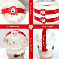 China Plastic Vinyl PVC Food Glass Bottle Sticker Label Waterproof Adhesive for sale