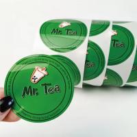 China Waterproof Food Private Label Jam Food Bottle Packaging Label Stickers for sale