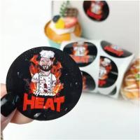 China Waterproof Food Private Label Jam Food Bottle Packaging Label Stickers for sale