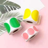 China Waterproof Paper Colored Adhesive Labels Removable for sale