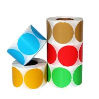 China Blank Barcode Adhesive Thermal Paper Roll Waterproof Colorful 100x 150mm 4*6'' for sale