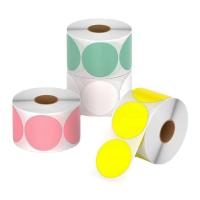 China Blank Barcode Adhesive Thermal Paper Roll Waterproof Colorful 100x 150mm 4*6'' for sale