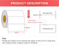 China Custom Size Waterproof Fragile Warning Sticker With Care Packing Shipping Label for sale