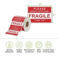 China Custom Color Paper Warning Label Waterproof Permanent Adhesive for sale