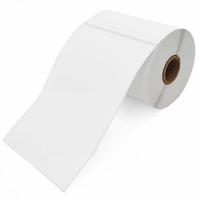 China Direct Thermal Sticker Paper 4x6 Inch Thermal Transfer Printed Label Roll for sale