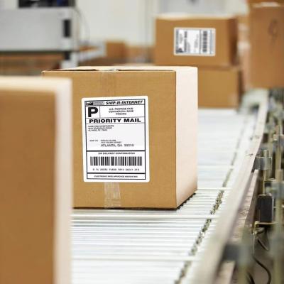 China Barcode Logo Direct Thermal Transfer Label Sticker Roll Customized for sale