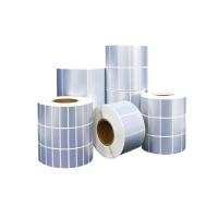 China Matt Silver PET Blank Printable Stickers With Self Adhesive Permanent Adhesive for sale