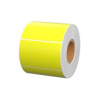 China Multi Colors Custom Adhesive Colored Label Paper Waterproof Rectangular for sale
