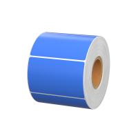 China Multi Colors Custom Adhesive Colored Label Paper Waterproof Rectangular for sale