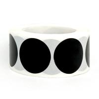 China Circle Thermal Colored Label Self Adhesive Round Direct Thermal Label for sale