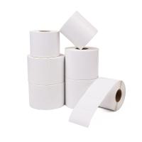 China Blank PET Thermal Transfer Printing Paper Silver Jewelry Tag 75x25 75x30 for sale