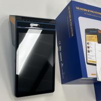 China Small Android POS Terminal With TMS 2.4 320*240 Customer Display  8 800*1280 IPS Resolution for sale