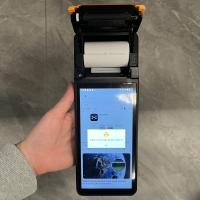 China All In One Pos Terminal 8-Core Android12 3.8V 6400aAh Handheld Pos System With 58mm Thermal Printer for sale