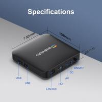 China H96 Max Android 14 Ultra HD 4K Streaming TV Box With Quad Core Processor for sale