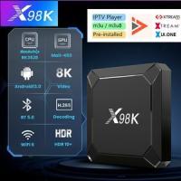 China Android 12 TV Streaming Device Dual WiFi Bluetooth 4.0 Smart Set Top Box for sale