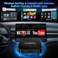 China Smart Car Video Box Wireless Carplay Android Auto Adapter For Cars Vans Trucks for sale