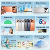 China i17 PRO Max Global Edition 5g Large Screen Android Smartphone 12+512GB with Radio APP, Free Global Shipping for sale