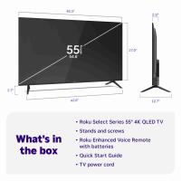 China 55 Inch 4k Qled Smart Tv With Free Shipping And Tivimagic Player Oem Manufacturer for sale